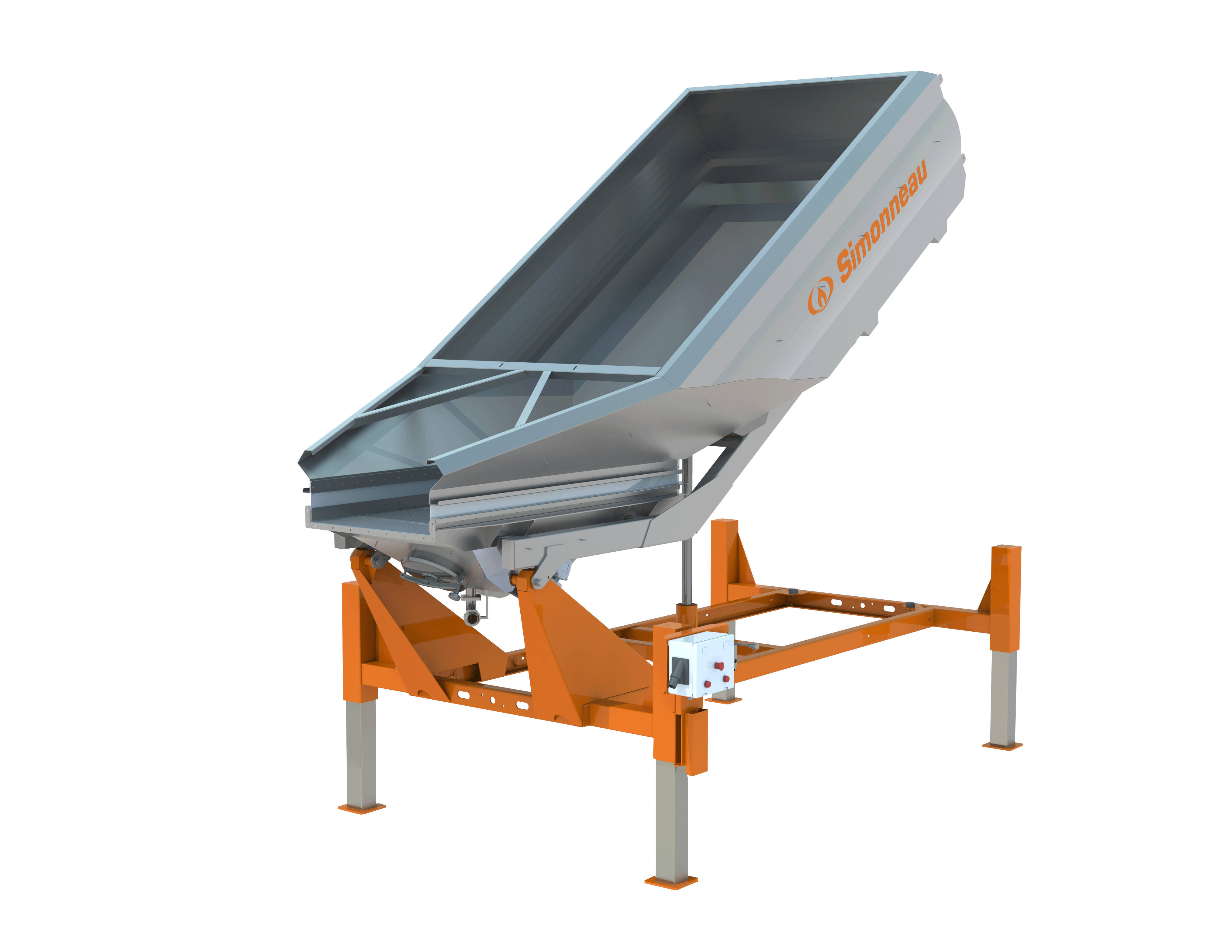 Remorque agricole Maitre Atlas - benne monocoque à 2 ou 3 essieux